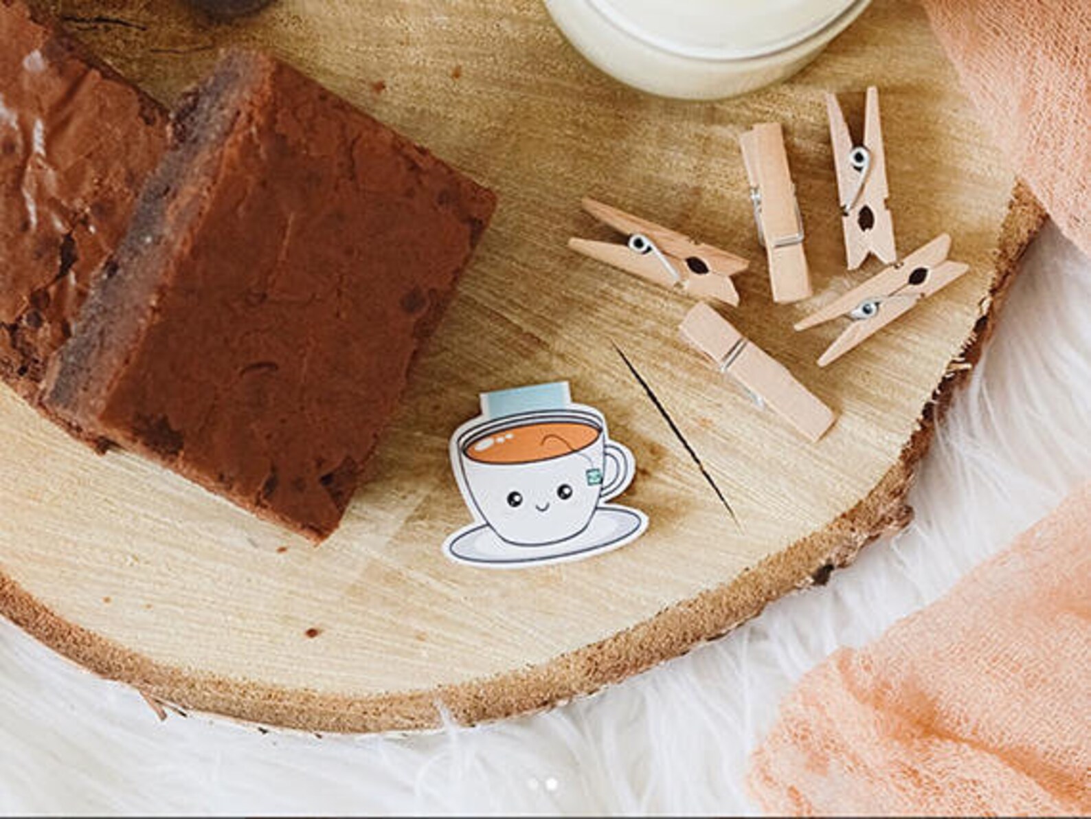 Cute Tea Magnetic Bookmark - Etsy UK