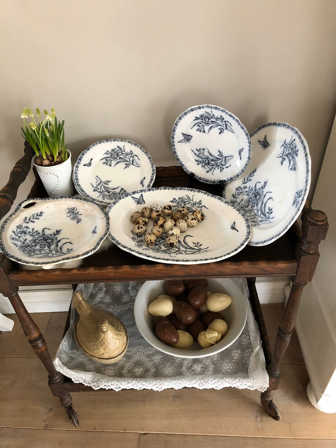 Nimy Oiliets 1870 Buttered Antique Bowls and Plates Very Rare. - Etsy