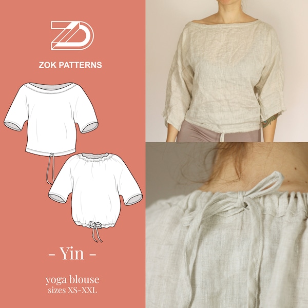 Linen Blouse Pattern - Etsy