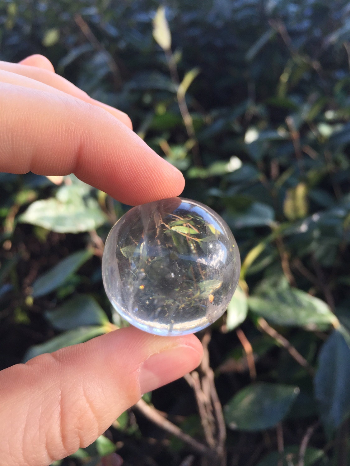 Clear Quartz Cystal Sphere Orb Marble - Etsy