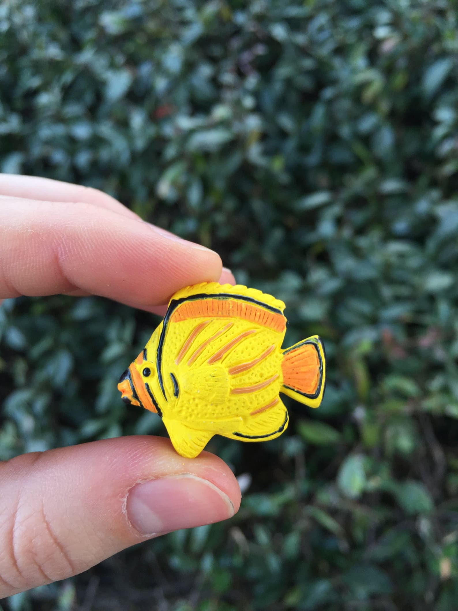 Yellow Hawaiin Tang Tropical Fish Ceramic Hand Painted Animal | Etsy
