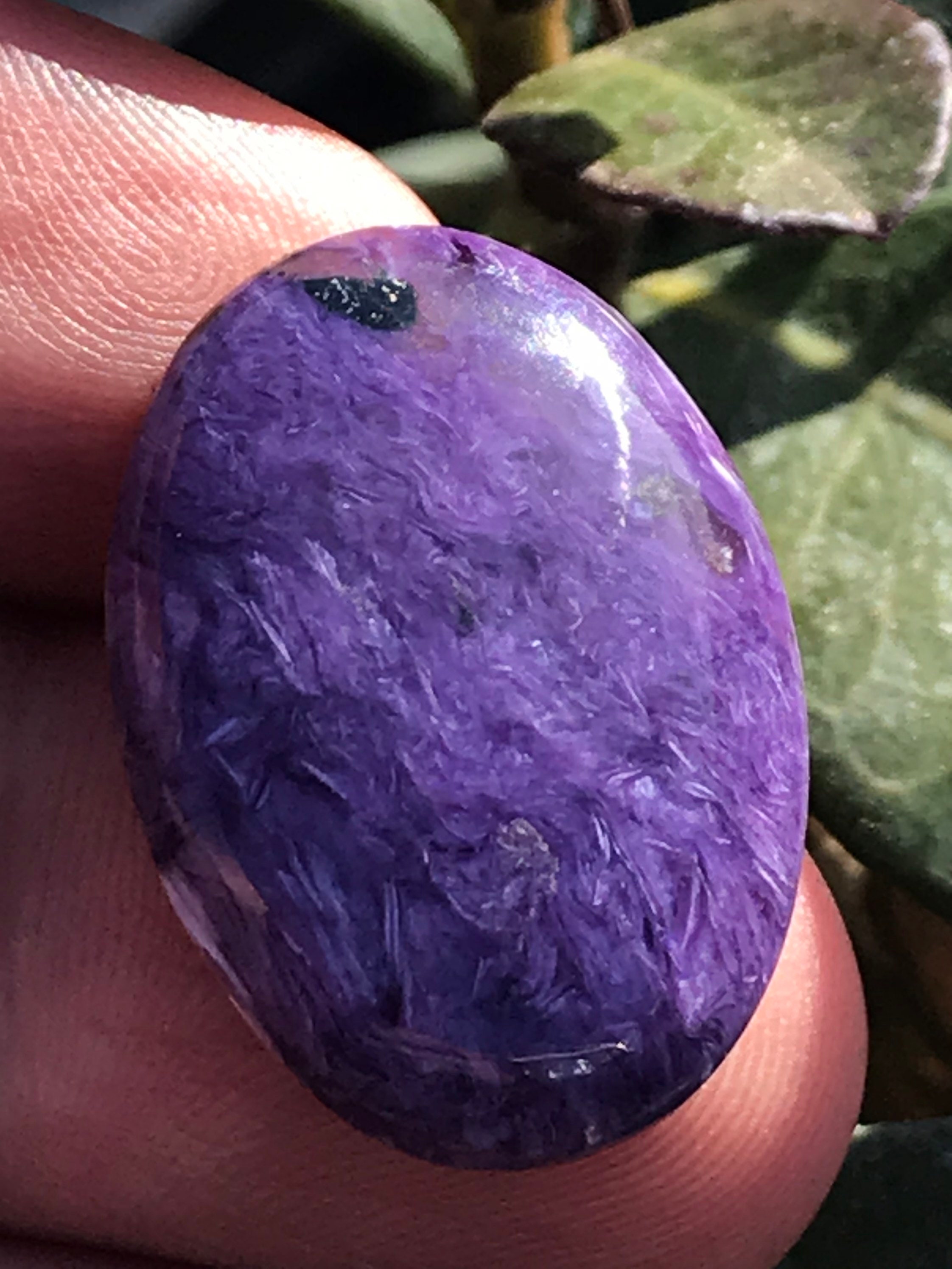 Charoite Cabochon Purple Polished Stone - Etsy