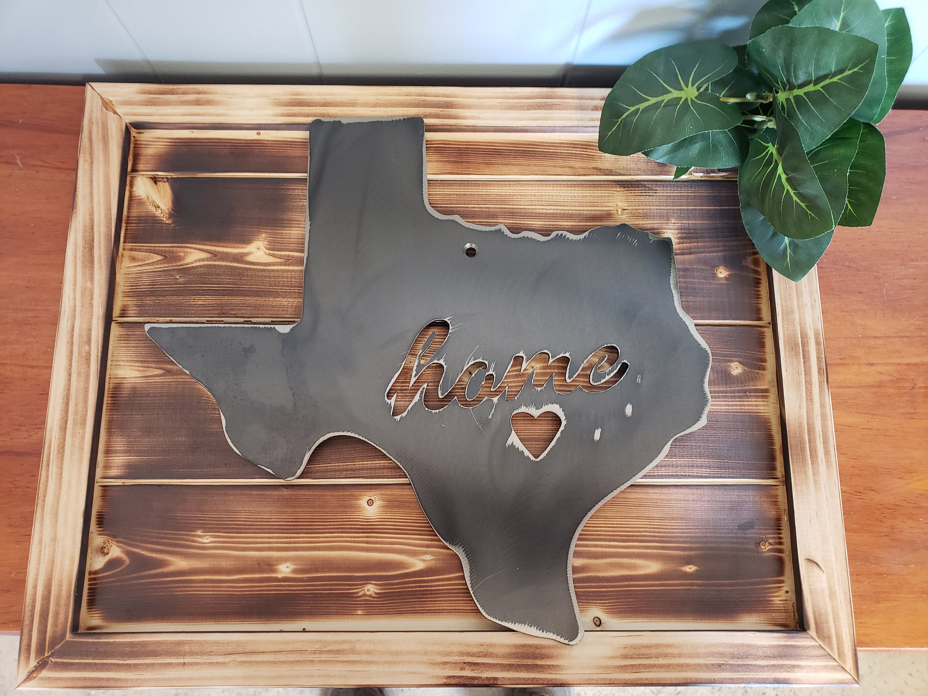 US State Sign Personalized Home Map City State Heart Sign - Etsy