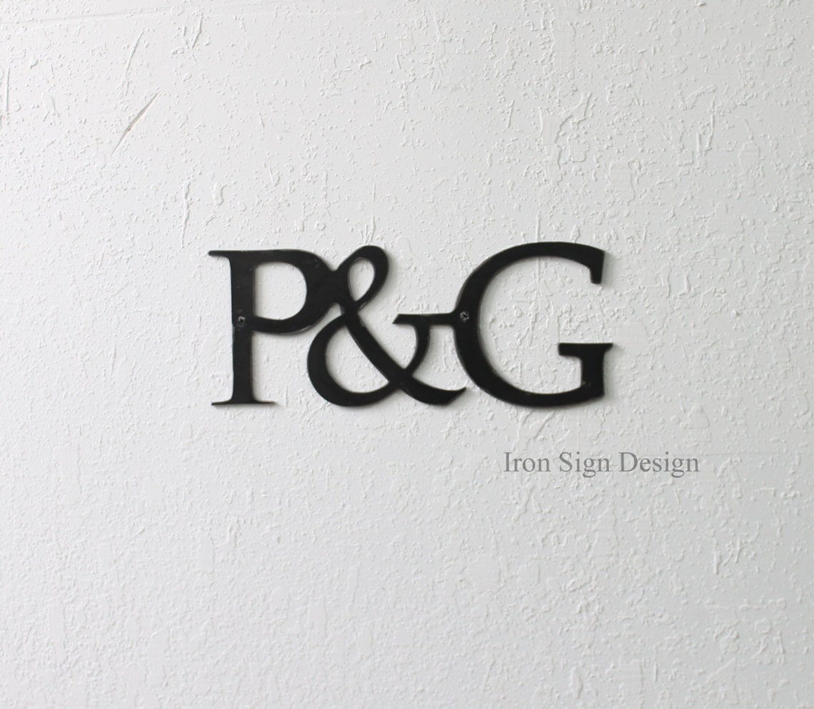 Rustic Wedding Decor Initials Sign Personalized Gift Custom | Etsy