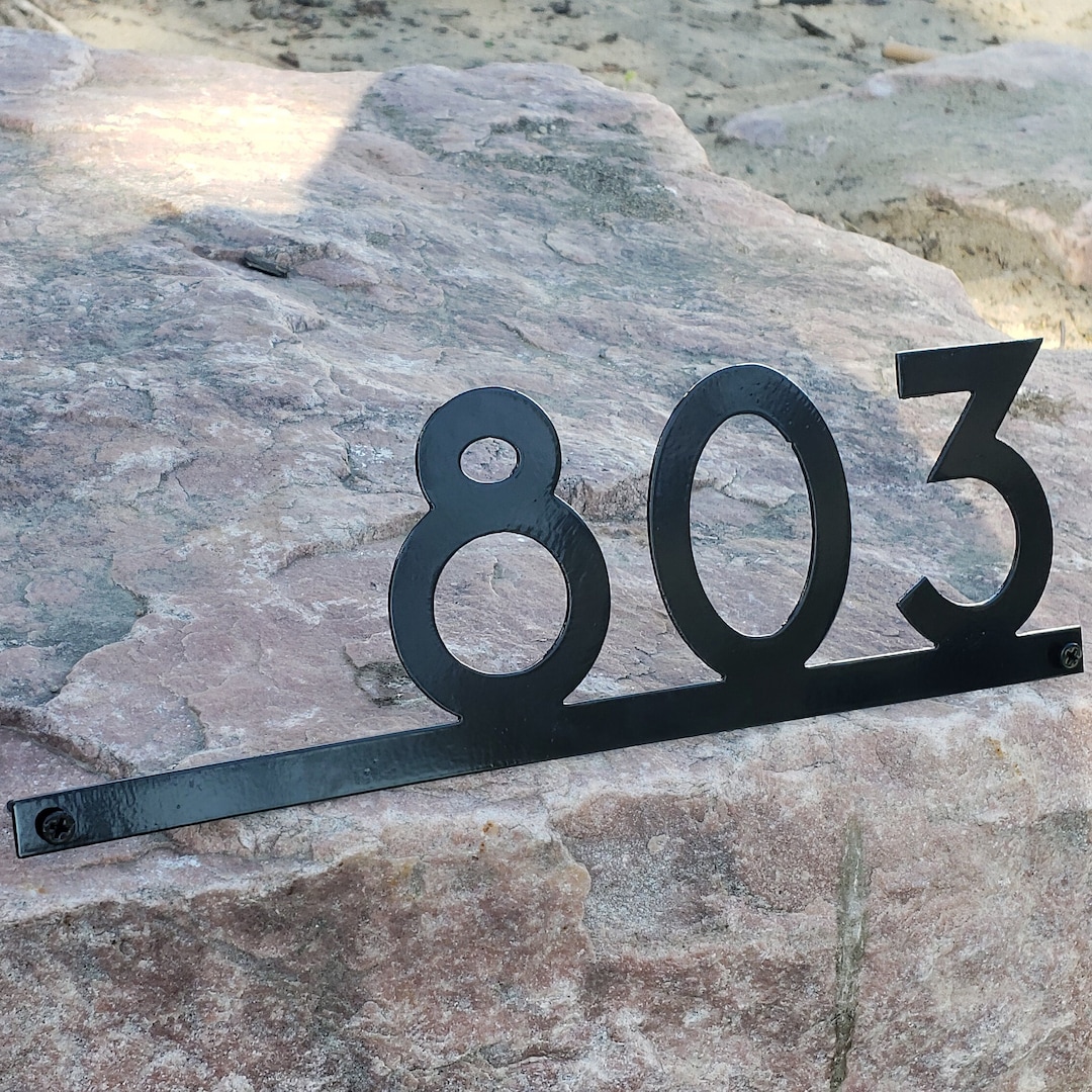 Custom Metal Address Sign for House, Street Address , House Number ...