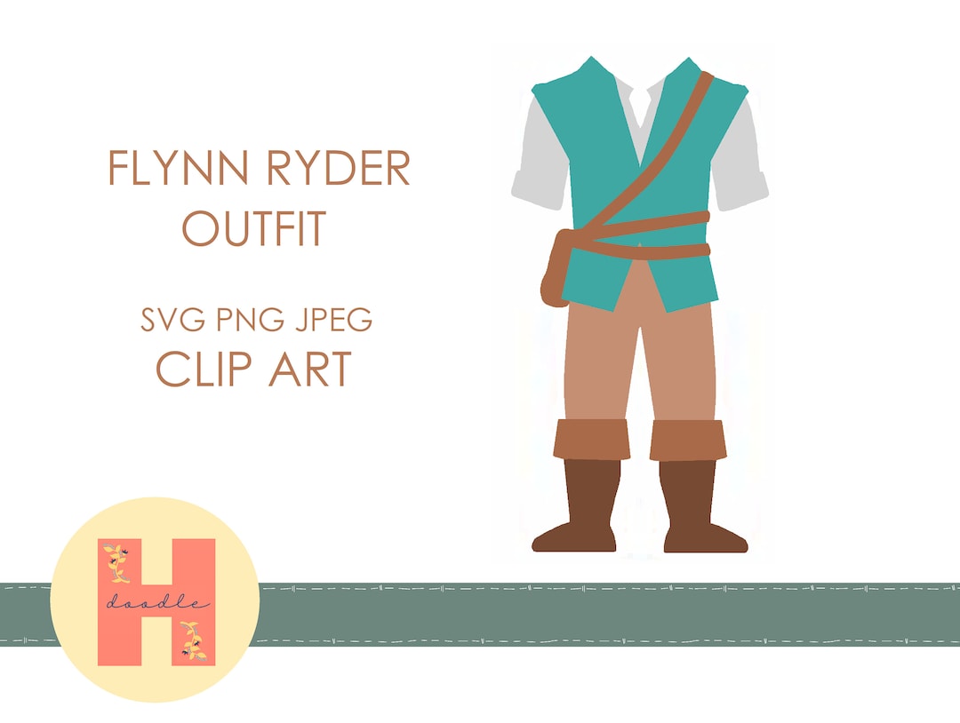 Flynn Ryder Prince Printable Digital SVG PNG JPEG File Clip Art Cricut ...
