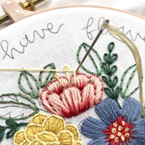 March Embroidery Pattern of the Month Club. Digital Download Floral ...