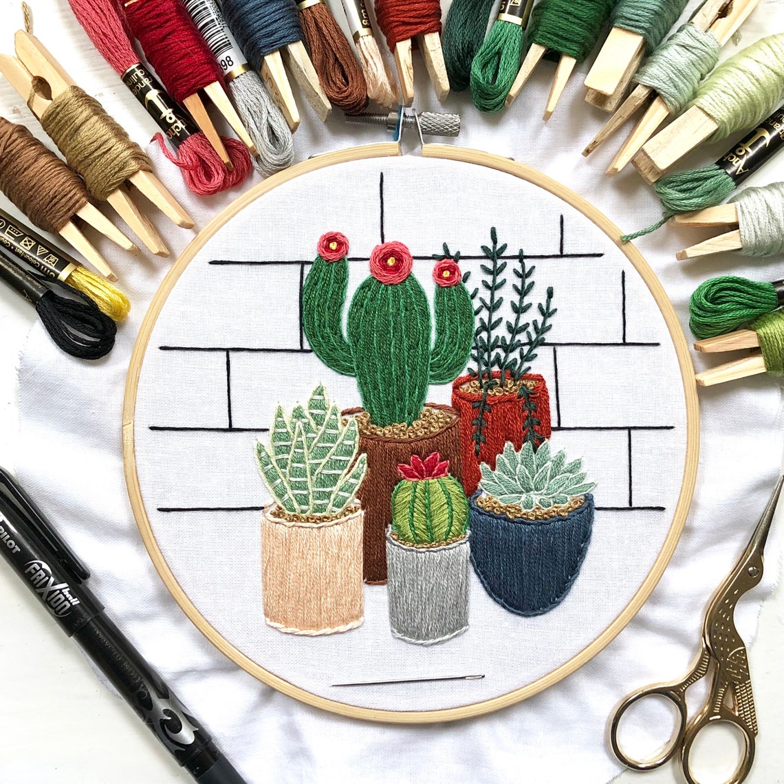 April Embroidery Pattern of the Month Club. Digital Download - Etsy