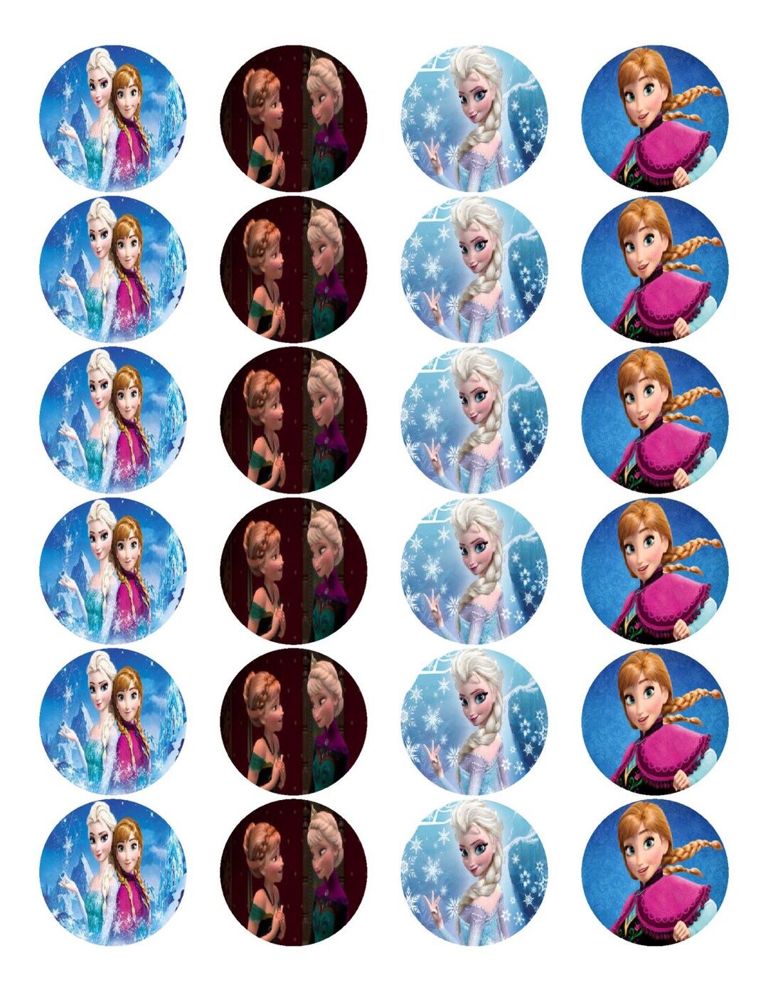 Frozen, Frozen Birthday Party, 24 Frozen Lollipop Labels, Frozen ...