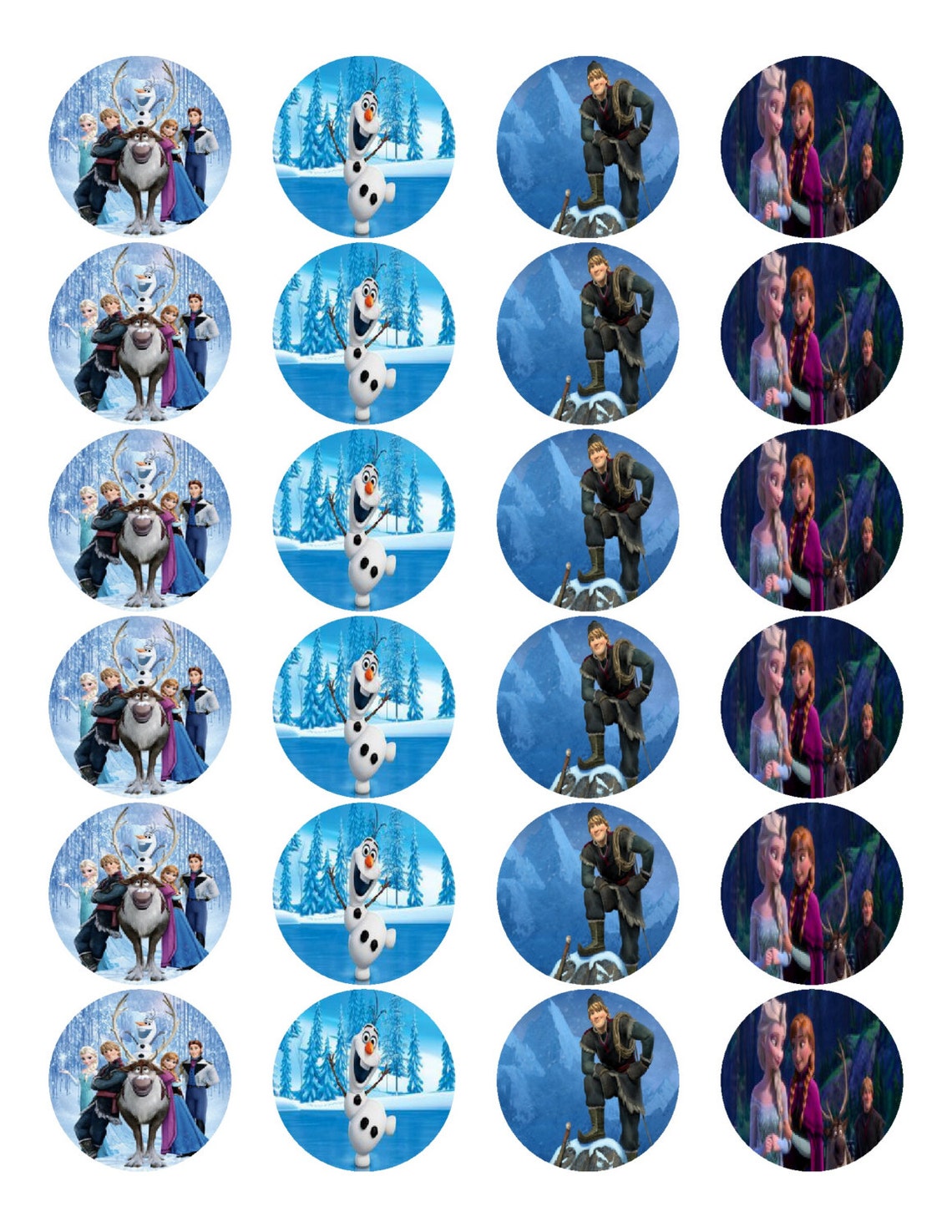 Frozen, Frozen Birthday Party, 24 Frozen Lollipop Labels, Frozen ...