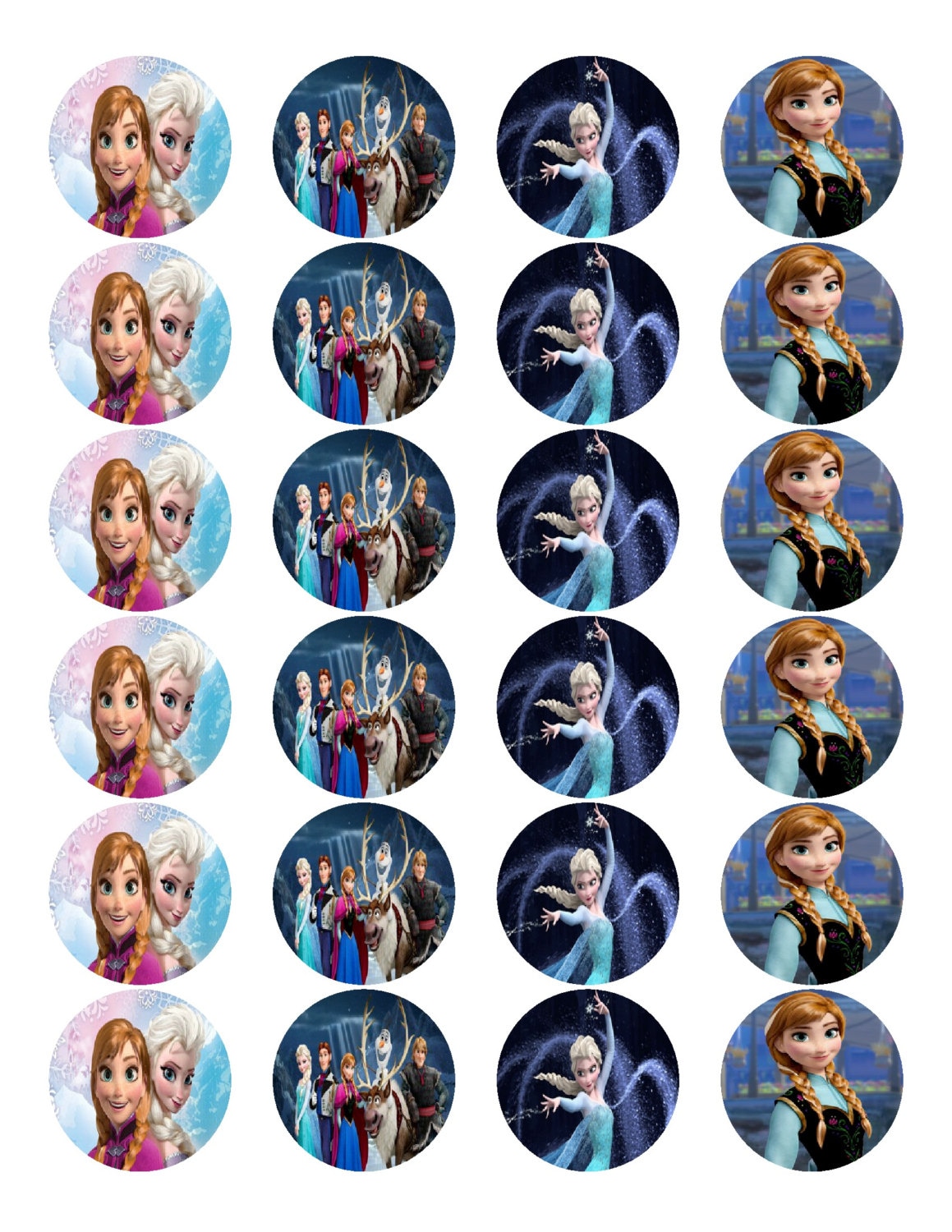 Frozen, Frozen Birthday Party, 24 Frozen Lollipop Labels, Frozen ...