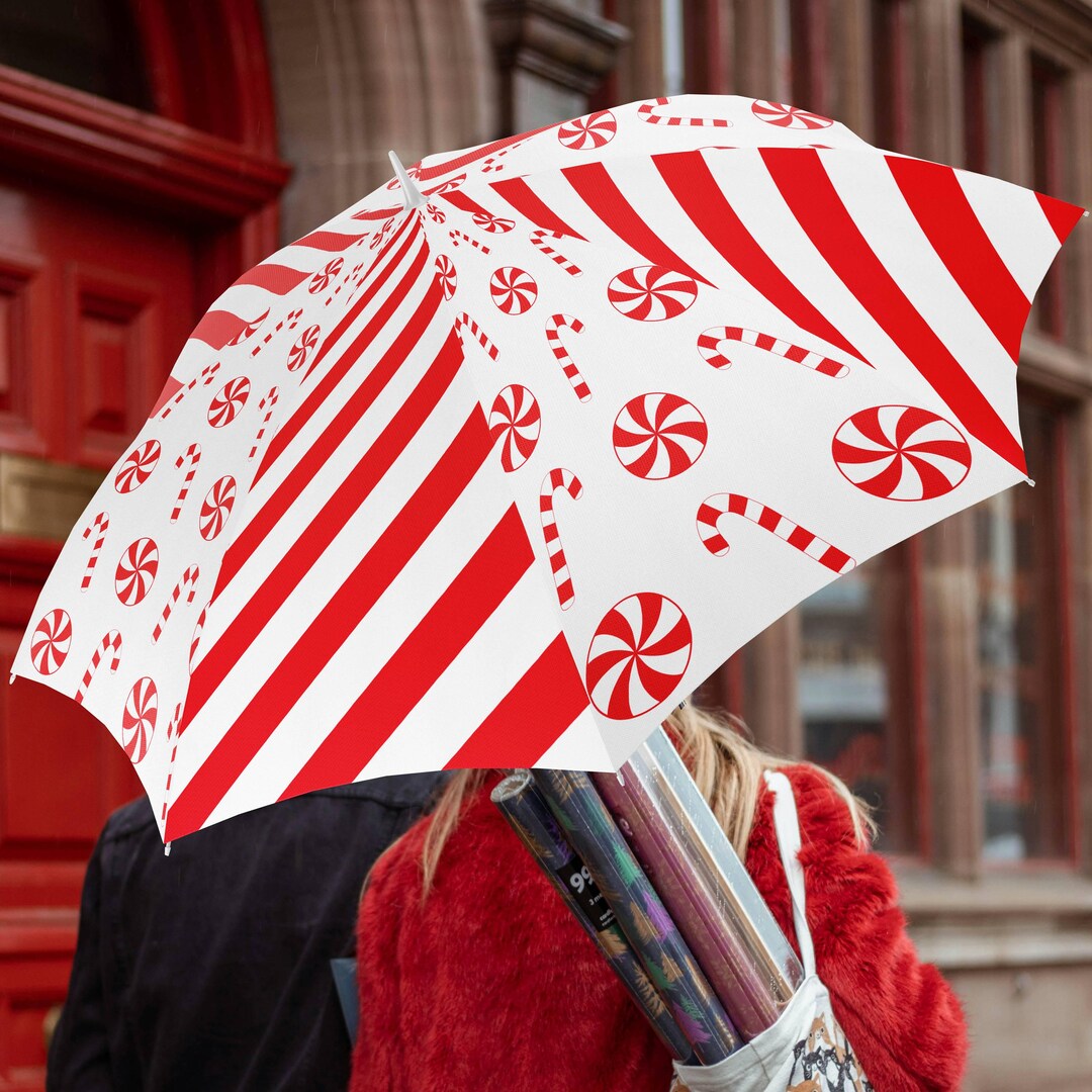 Christmas Umbrella, Unique Gift for Christmas Gift, Holiday Umbrella ...