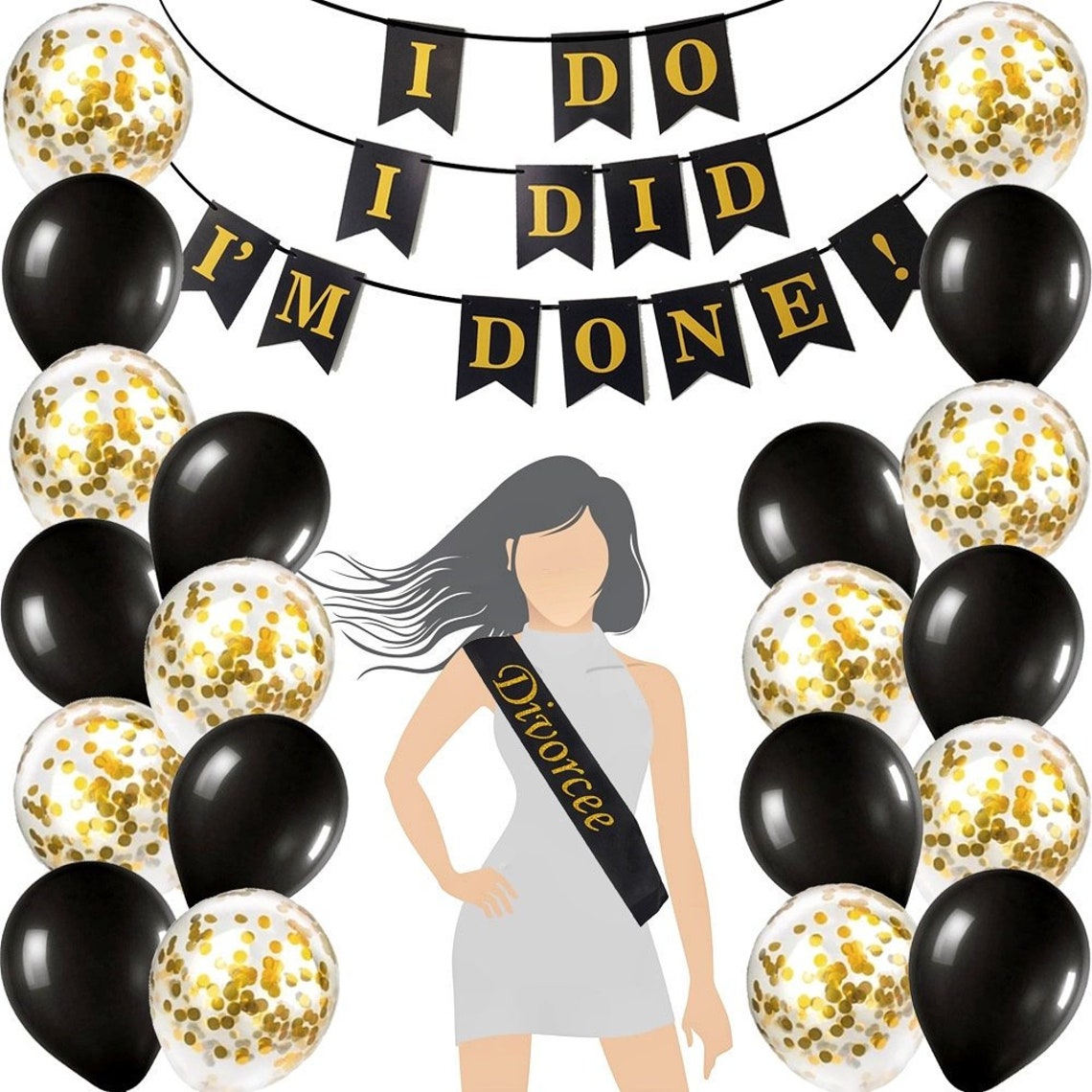 Divorce Party Decorations Kit 10 Divorce Photo Booth Props - Etsy