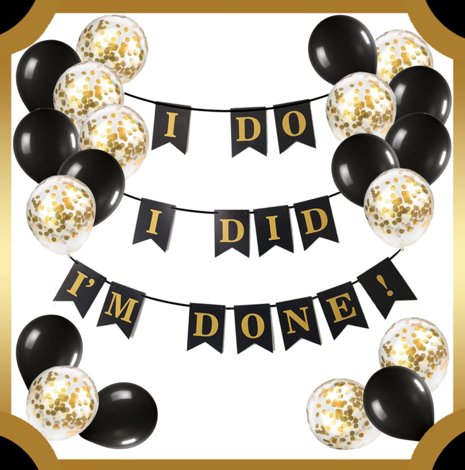 Divorce Party Decorations Kit | 10 Divorce Photo Booth Props, I Do I ...