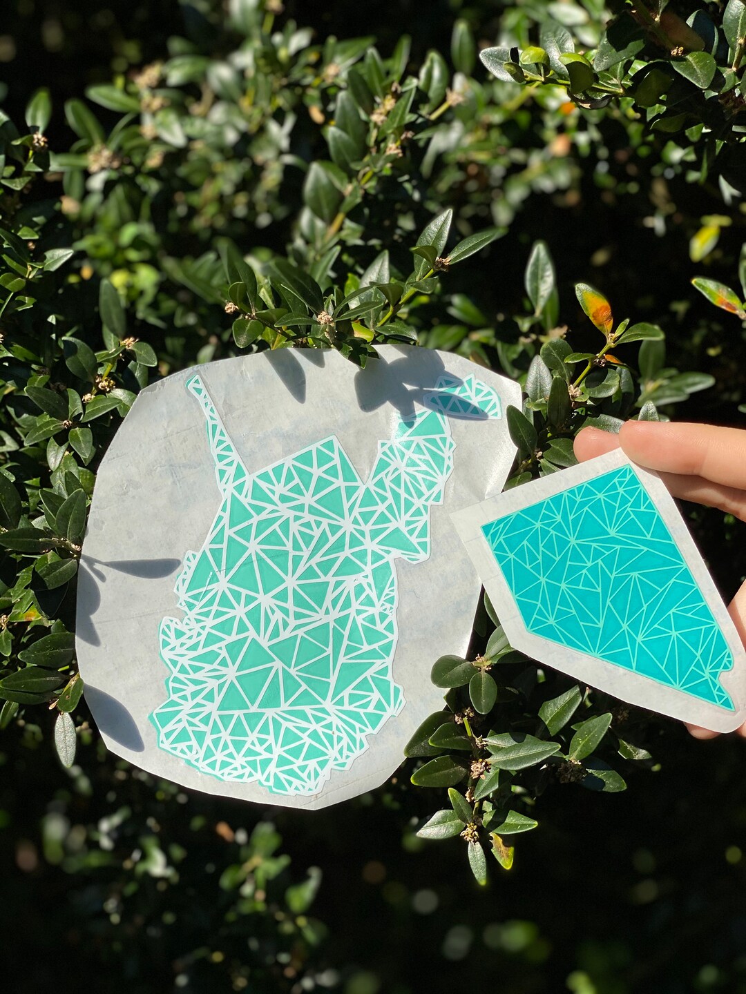 Custom Geometric State Vinyl Decal/ Home State Sticker - Etsy