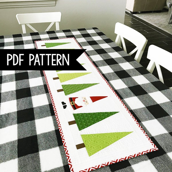 Christmas Table Runner Pattern - Etsy