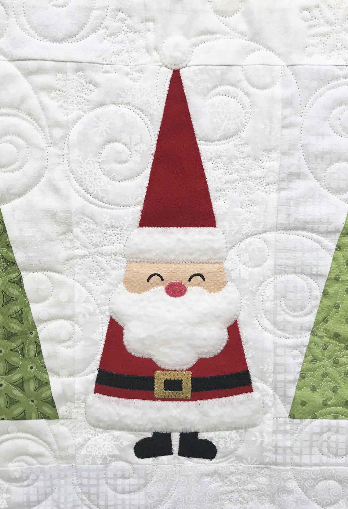 Santa in the Trees Quilt Pattern PDF - Etsy