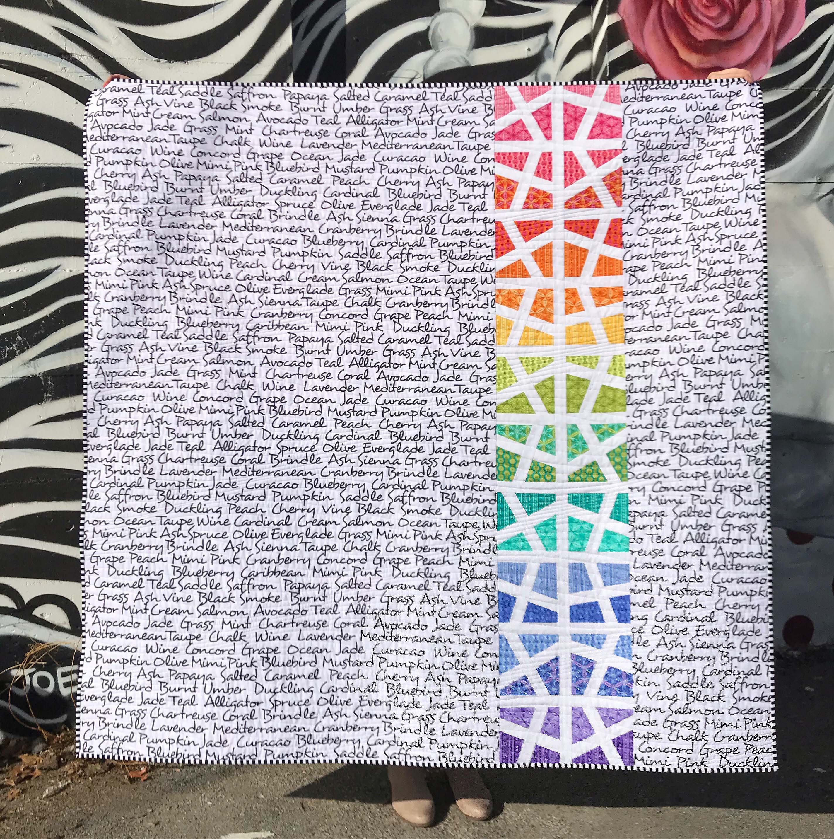 Chromatic Crackle Quilt Pattern PDF | Etsy