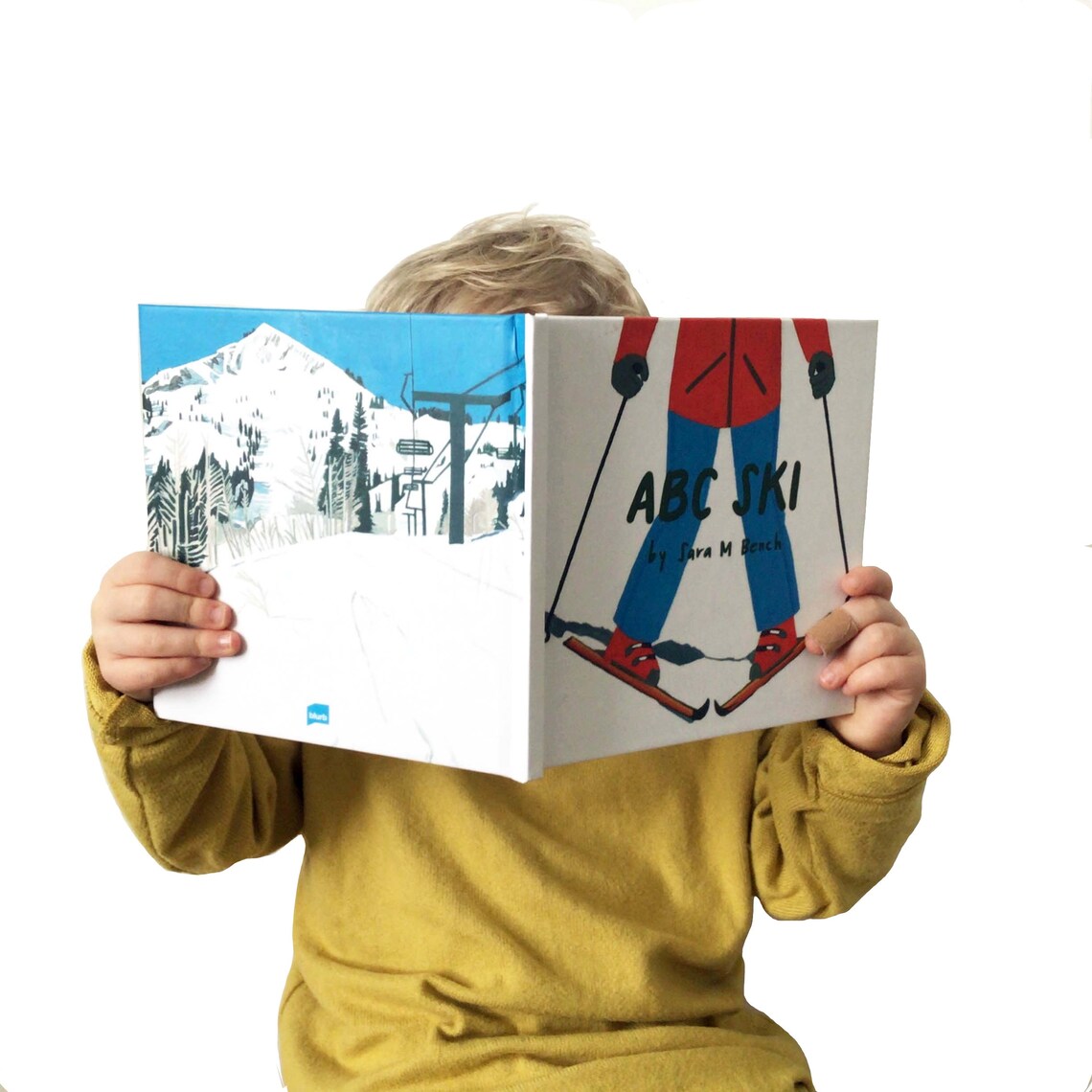 ABC SKI Children's Alphabet Book Ski Book - Etsy