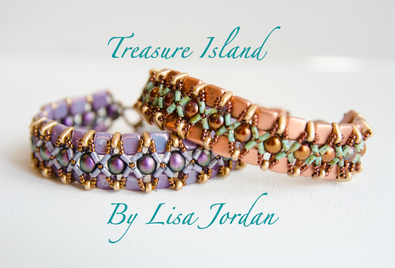 Treasure Island Bracelet Pattern by Lisa Jordan, Starman Trendsetter - Etsy