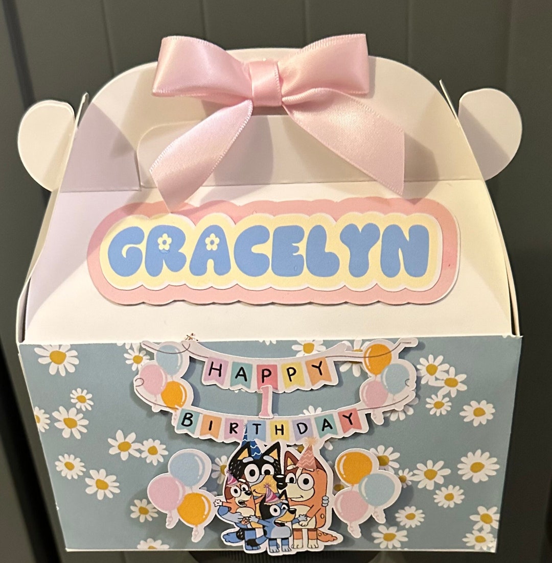 Bluey Party Favor Boxes - Etsy