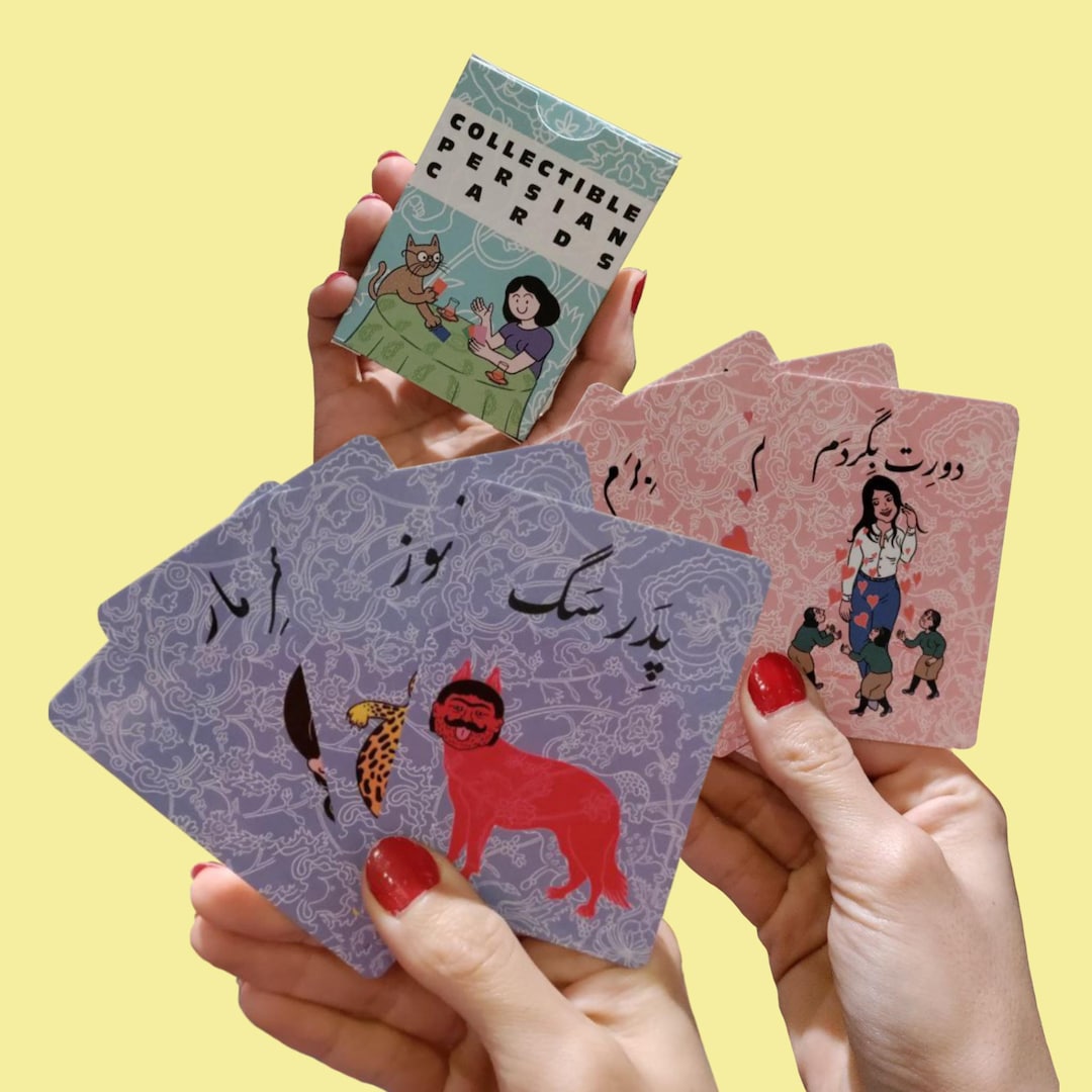Collectible Persian Cards | Fun Farsi Learning Cards: Playful Set of 32 ...