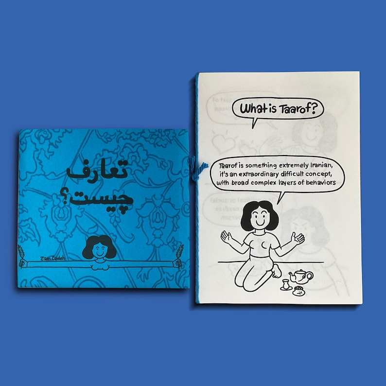 Persian Politeness Taarof Zine | Handcrafted Comic Booklet - Etsy