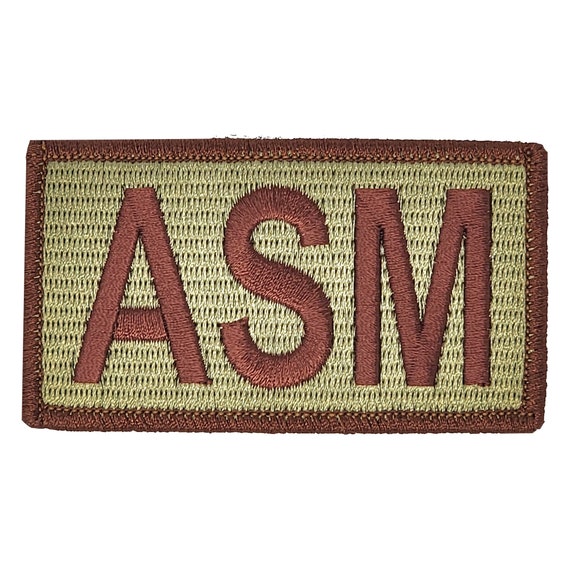ASM Duty Identifier Tab / Patch - Etsy