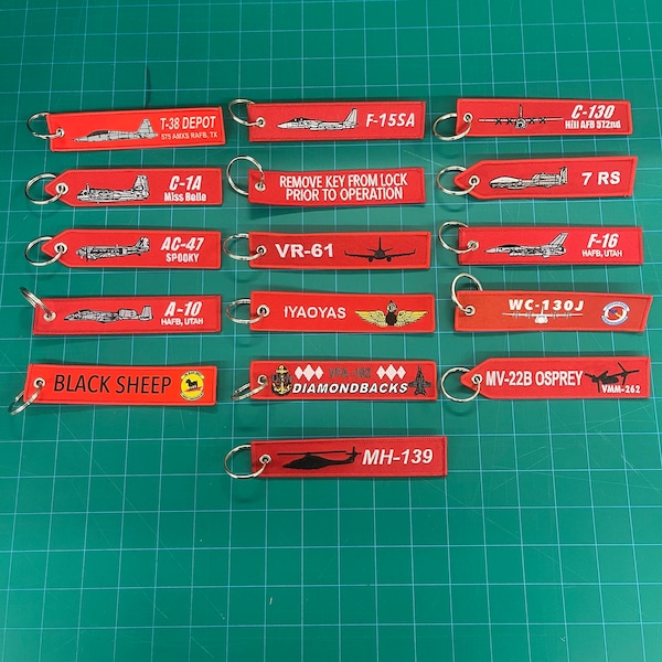 Aircraft Keychain - Etsy