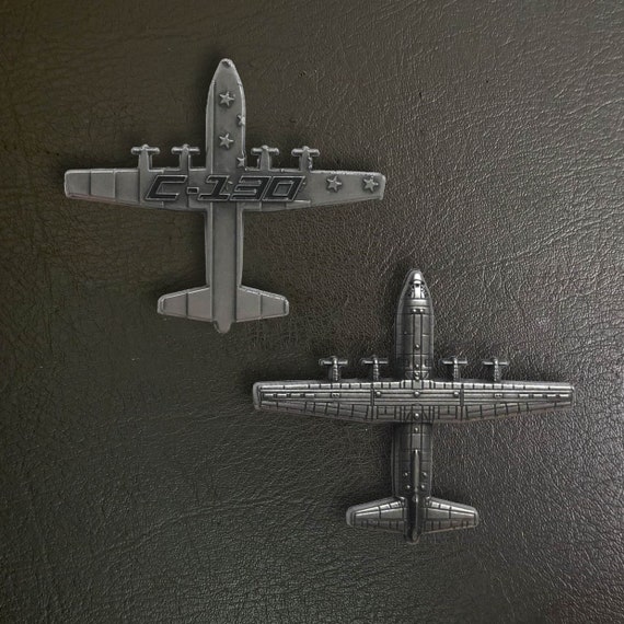 C-130 Hercules Aircraft Shaped Challenge Coin - Etsy