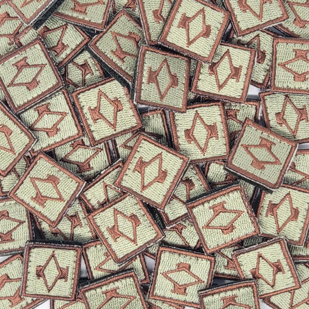 Mini First Sergeant Patch - 7/8" (bagby Green) - Etsy