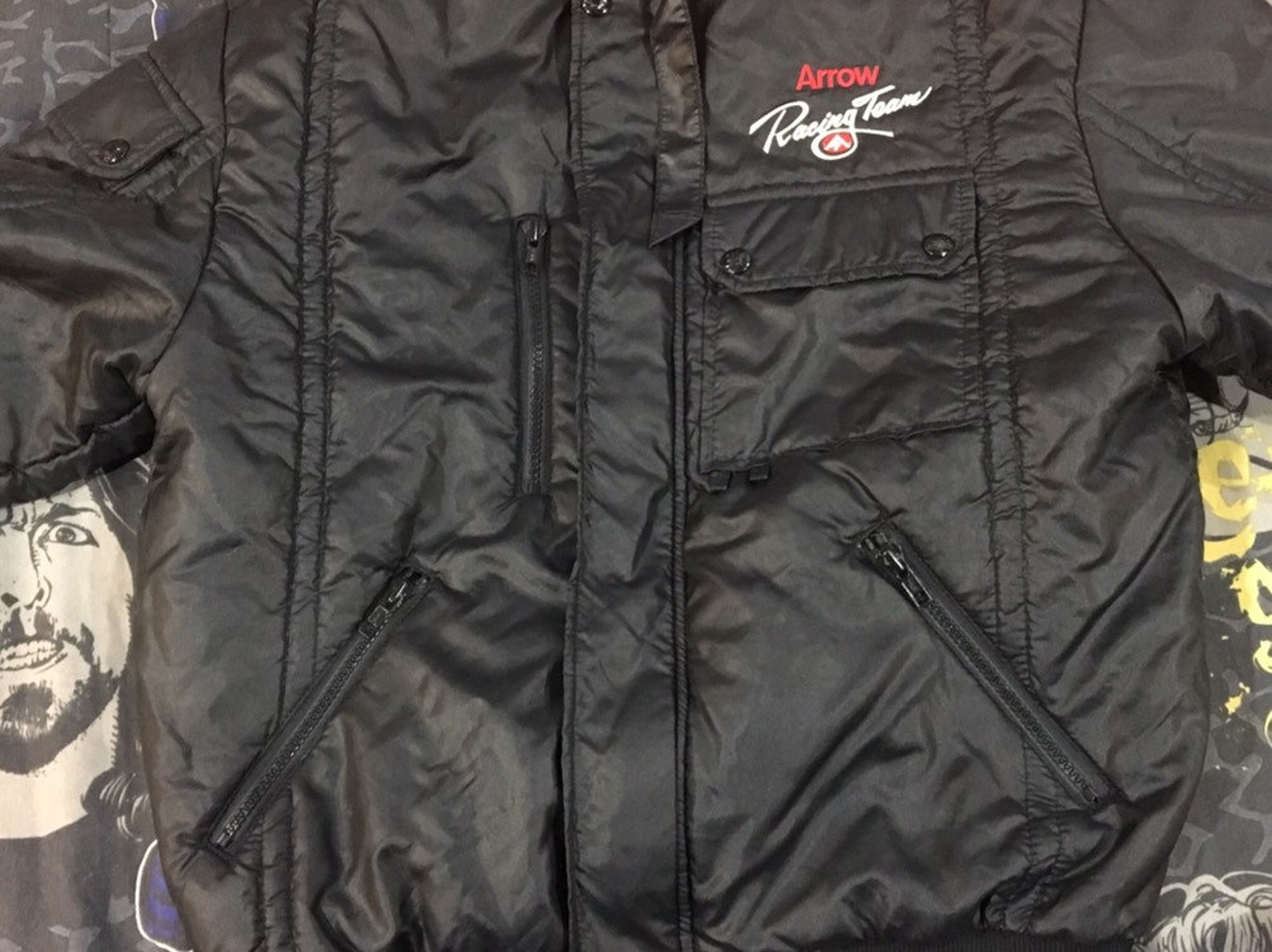 Arrow Racing Team 1980s Puffer Jacket King Louie Pro Fit - Etsy