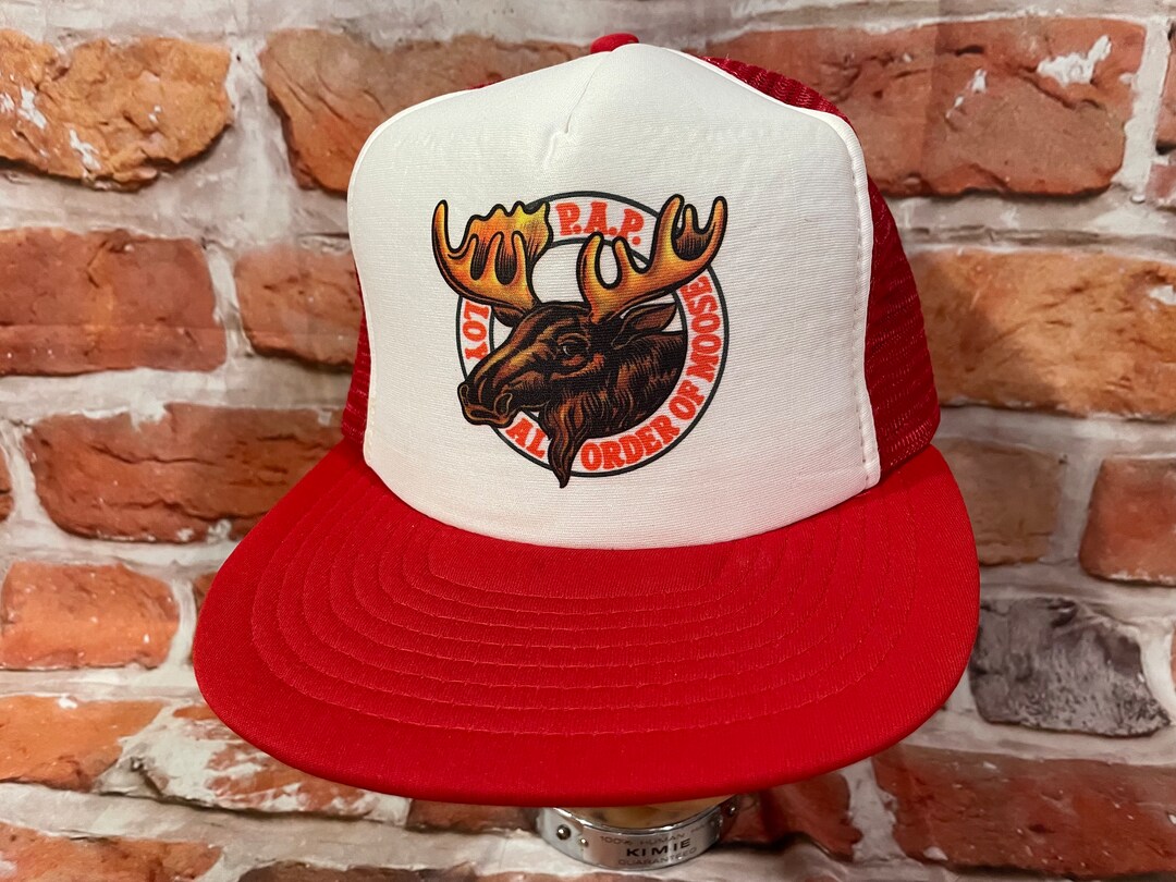 Vintage Loyal Order of Moose Mesh Trucker Snapback 80s Hat - Etsy