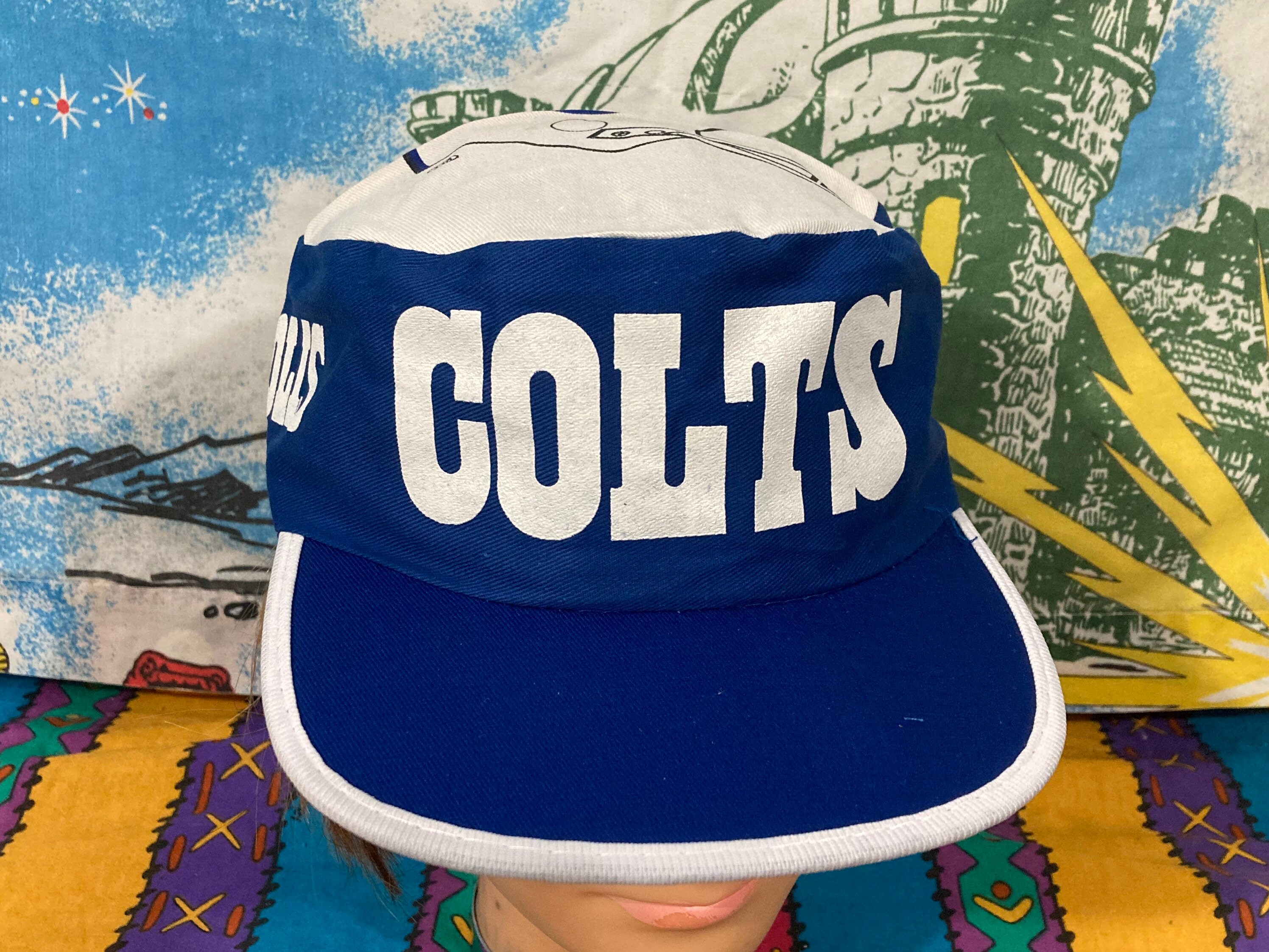 Vintage 1980s Indianapolis Colts PAINTERS CAP 80s Deadstock - Etsy