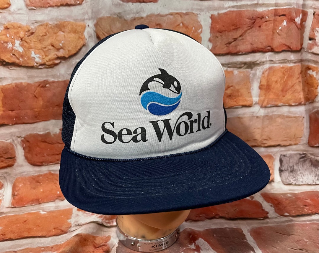 Vintage Sea World Mesh Trucker Snapback Hat - Shamu 80s 90s - Etsy