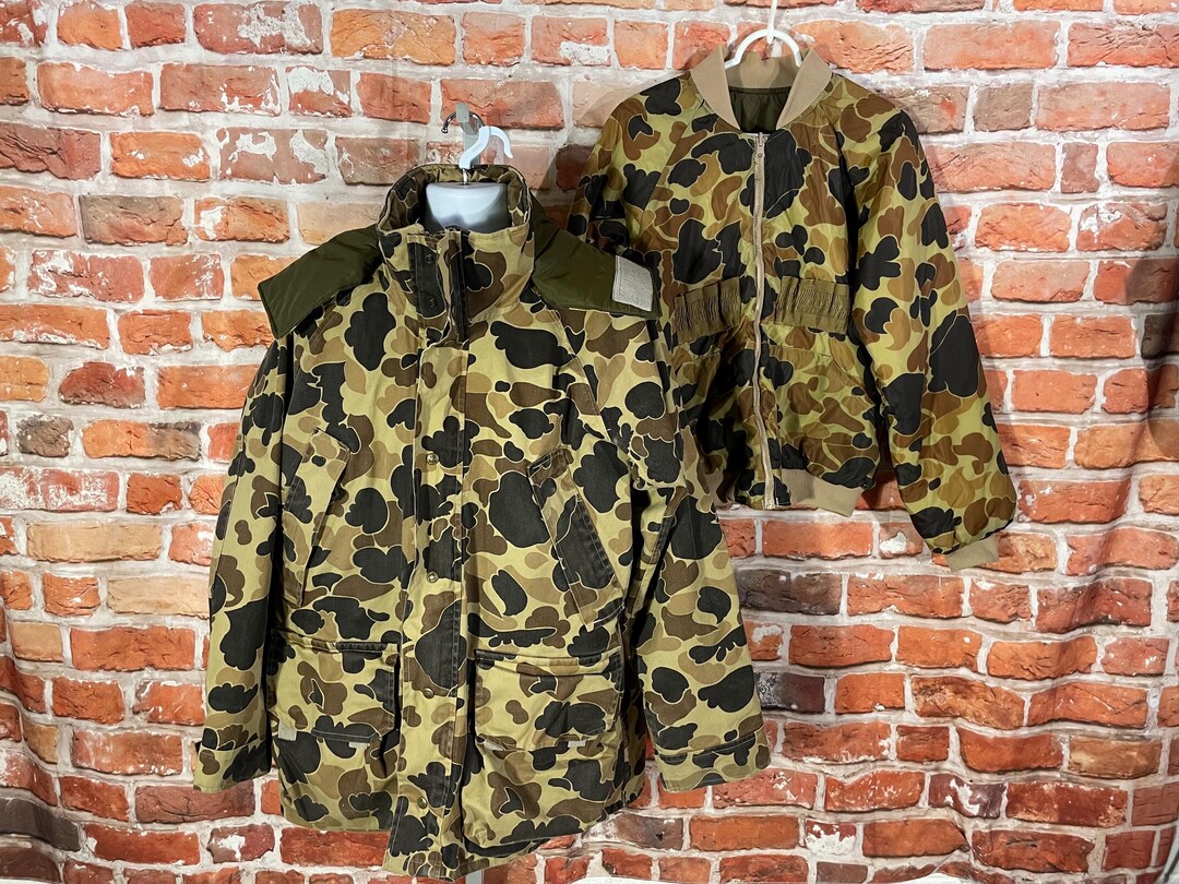 Vintage Columbia Gore Tex Frog/duck Camo Jacket - Sz M - Hunting Grunge 2 in 1 - Etsy