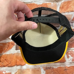 Vintage 1989 Three Stripe Hot Rod Super Nationals Mesh Trucker Snapback ...