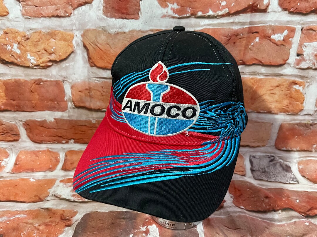 Vintage 90s Dave Blaney Amoco Racing Snapback Hat Nascar - Etsy