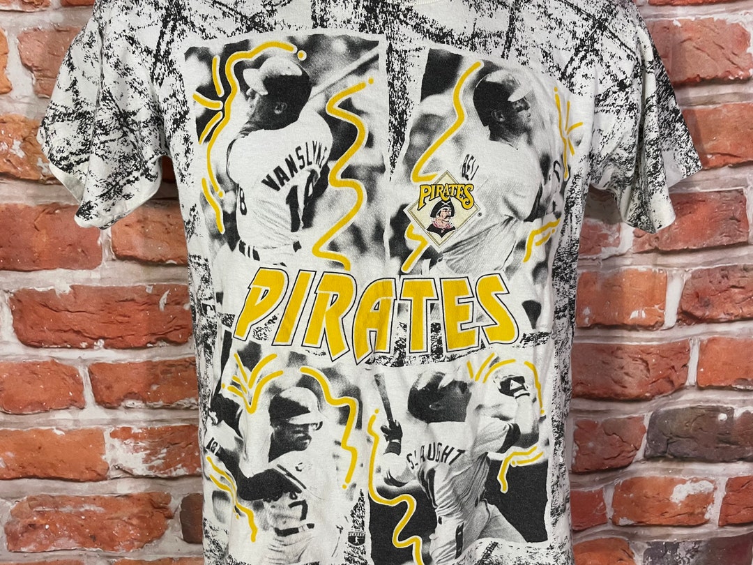 Vintage Early 90s Pittsburgh Pirates All Over Print Shirt - Youth XL - Etsy