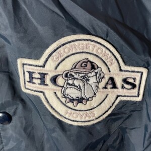 Vintage Georgetown Hoyas Chalk Line Windbreaker Light Weight Jacket ...