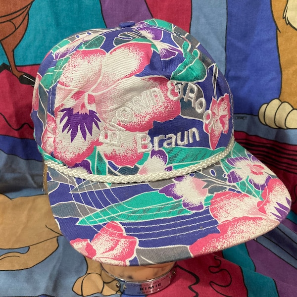 Floral Snapback - Etsy