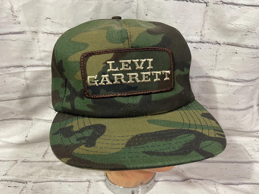 Vintage Levi Garrett Chew Foam Camo Trucker Snapback 80s Hat - Etsy
