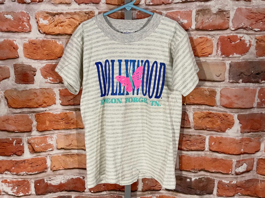 Vintage Dollywood Striped Shirt - Sz Youth/girls S or M - Single ...