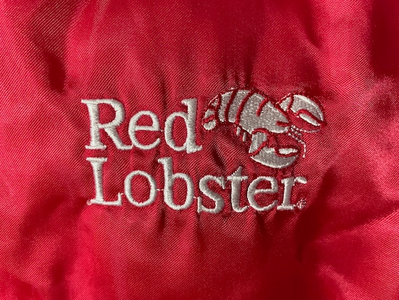 Vintage Red Lobster Satin Bomber Jacket 90s Resturant Promo Vintage Red Lobster Satin Bomber Jacket 90s Resturant Promo
