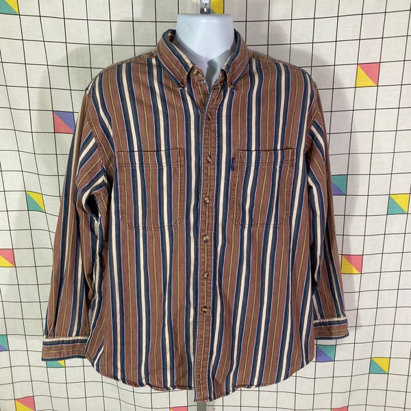 Striped Shirt 90s - Etsy