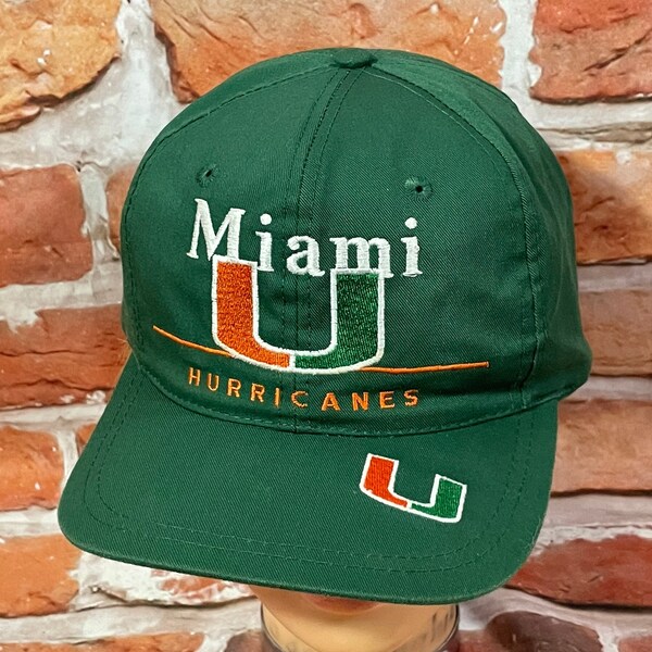 Miami Hurricanes Hat - Etsy