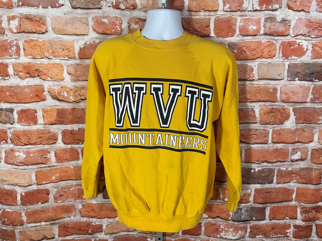 Vintage West Virginia University Raglan Sweatshirt - Sz XL ...
