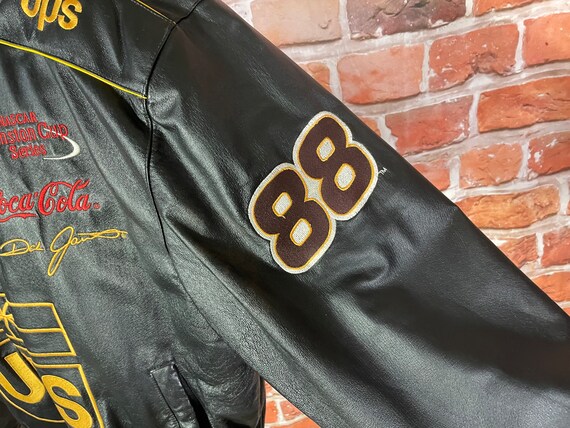 vintage Jeff Hamilton Leather Dale Jarrett UPS Racing… - Gem