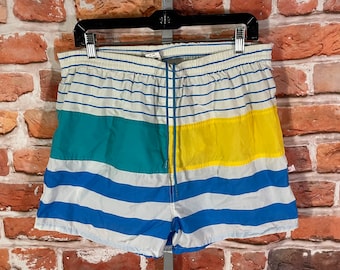 80s Swim Trunks - Etsy