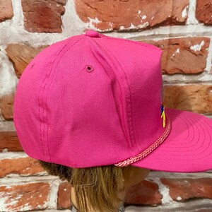 Vintage Hot Pink Toronto Trucker Rope Snapback Hat 80s 90s - Etsy